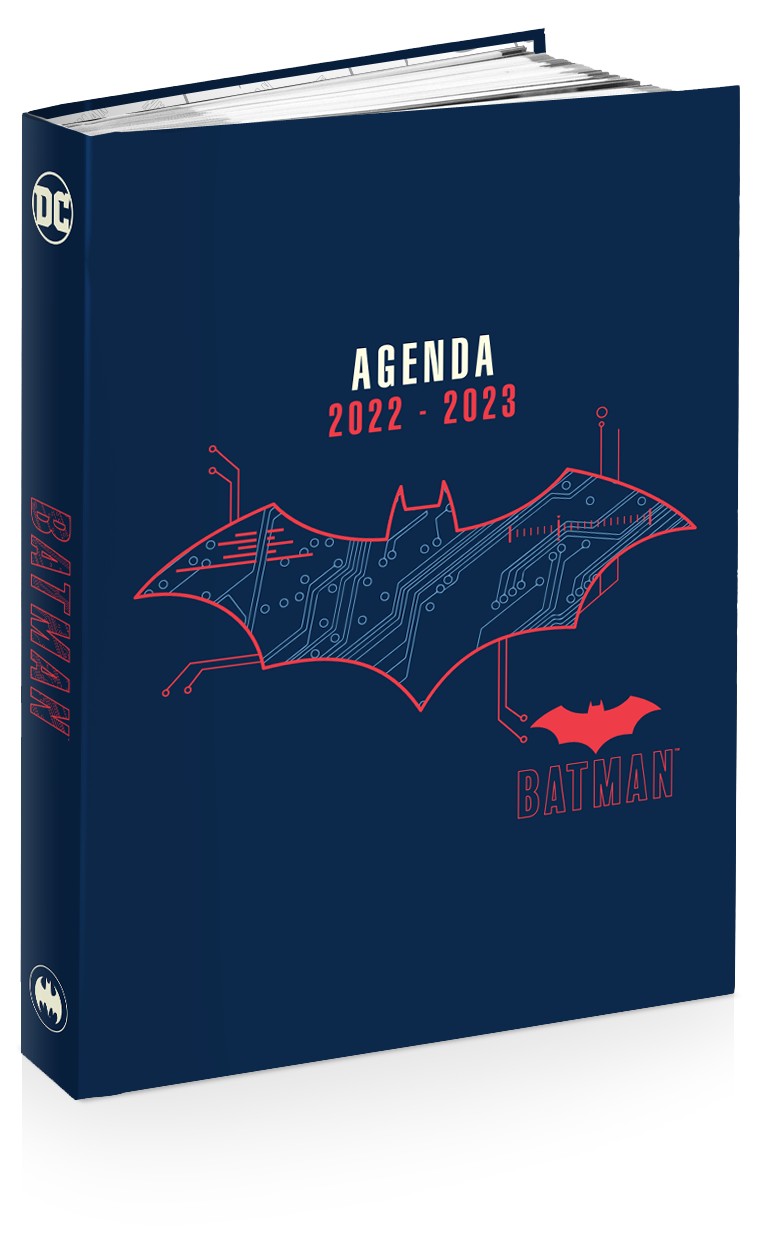 Agenda Batman 1 jour par page - 12 x 17 cm - Kid'Abord Pas Cher ...