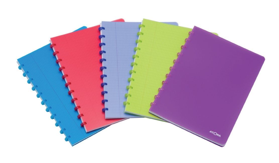 ATOMA Traditional Colours - cahier de notes - A5+ - 60 feuilles Pas ...