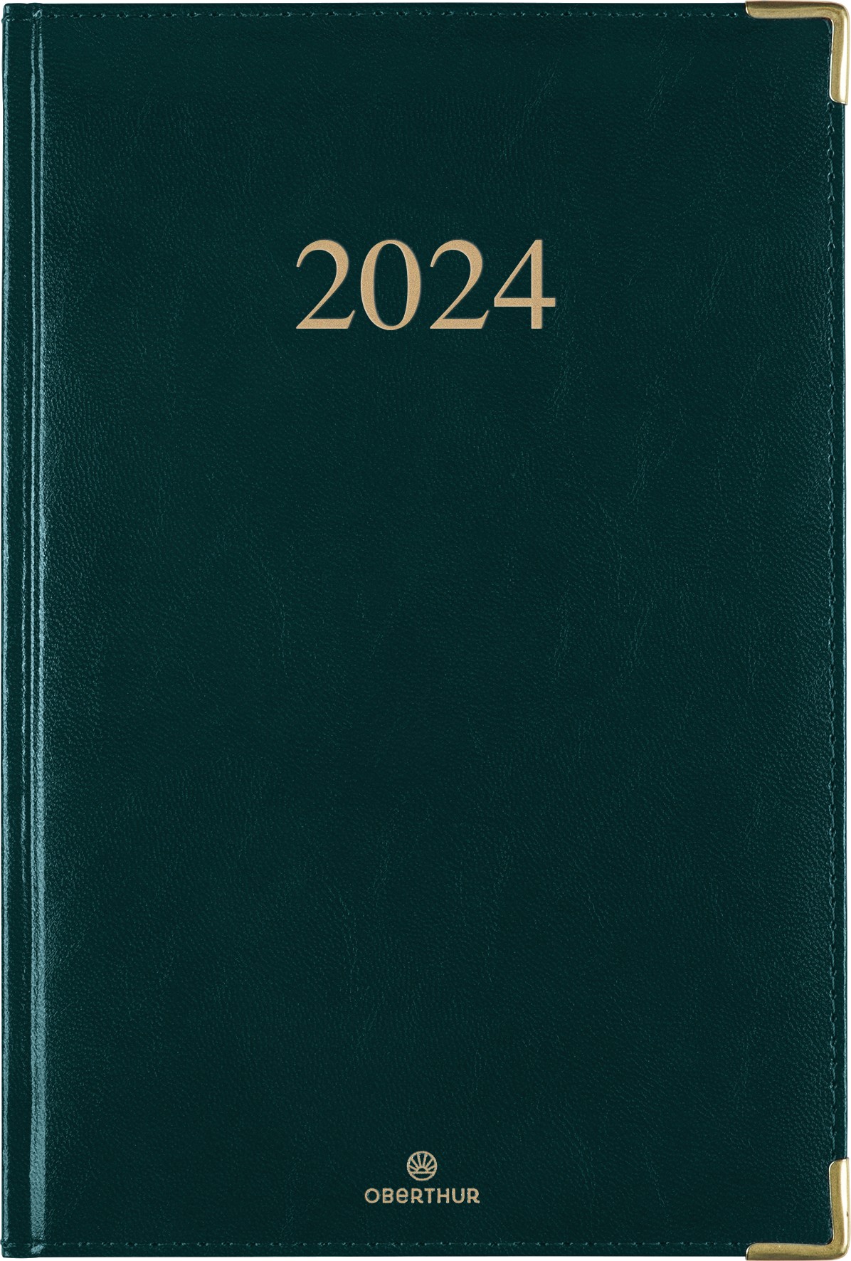 Agenda Kiev - 1 semaine sur 2 pages - 22 x 28 cm - vert - Oberthur Pas ...