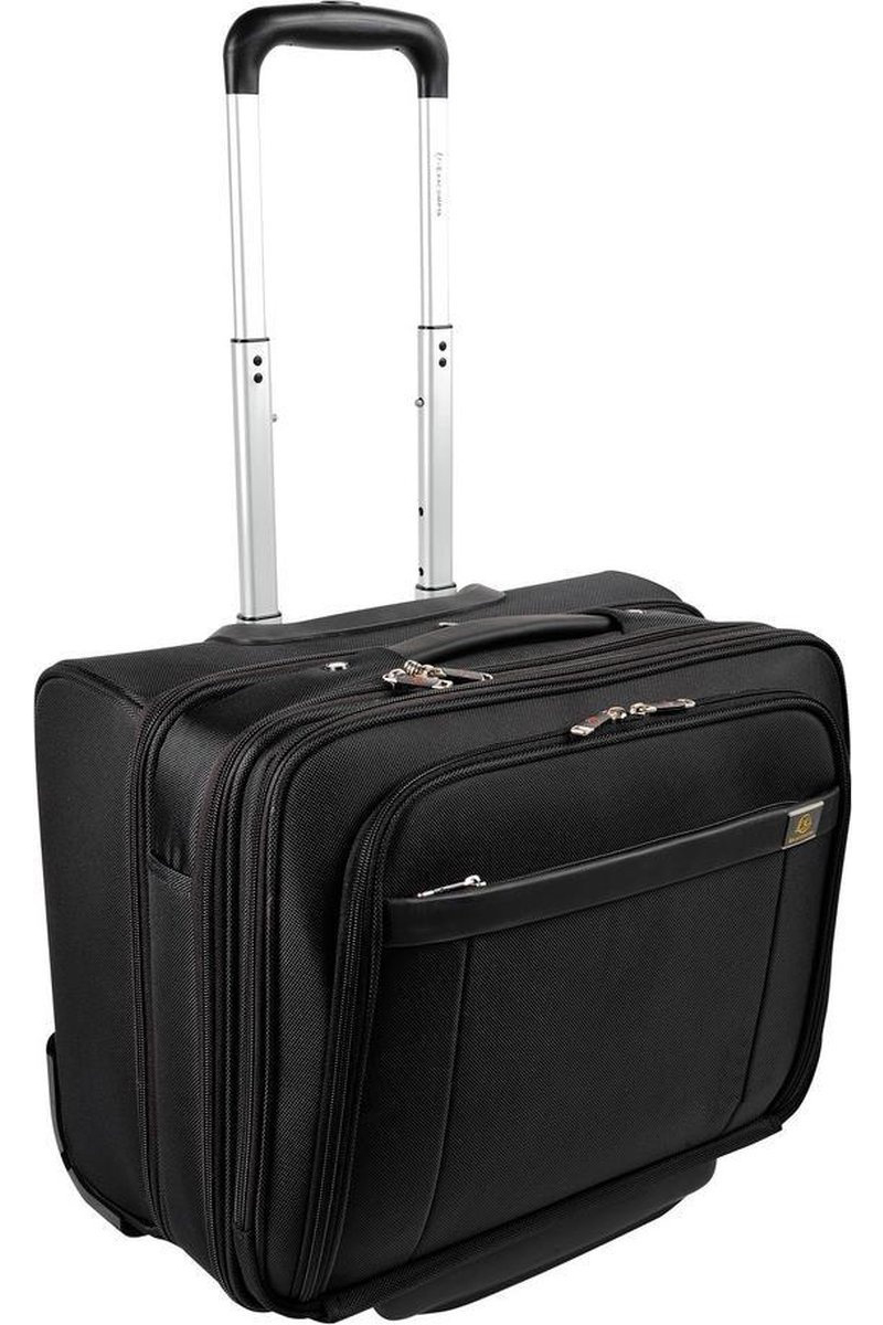 Exacompta Exactive - Valisette trolley business - noir, orange Pas Cher ...