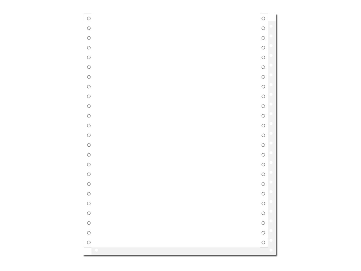 Exacompta - Papier listing blanc - 1000 feuilles 240 mm x 12" - bandes ...