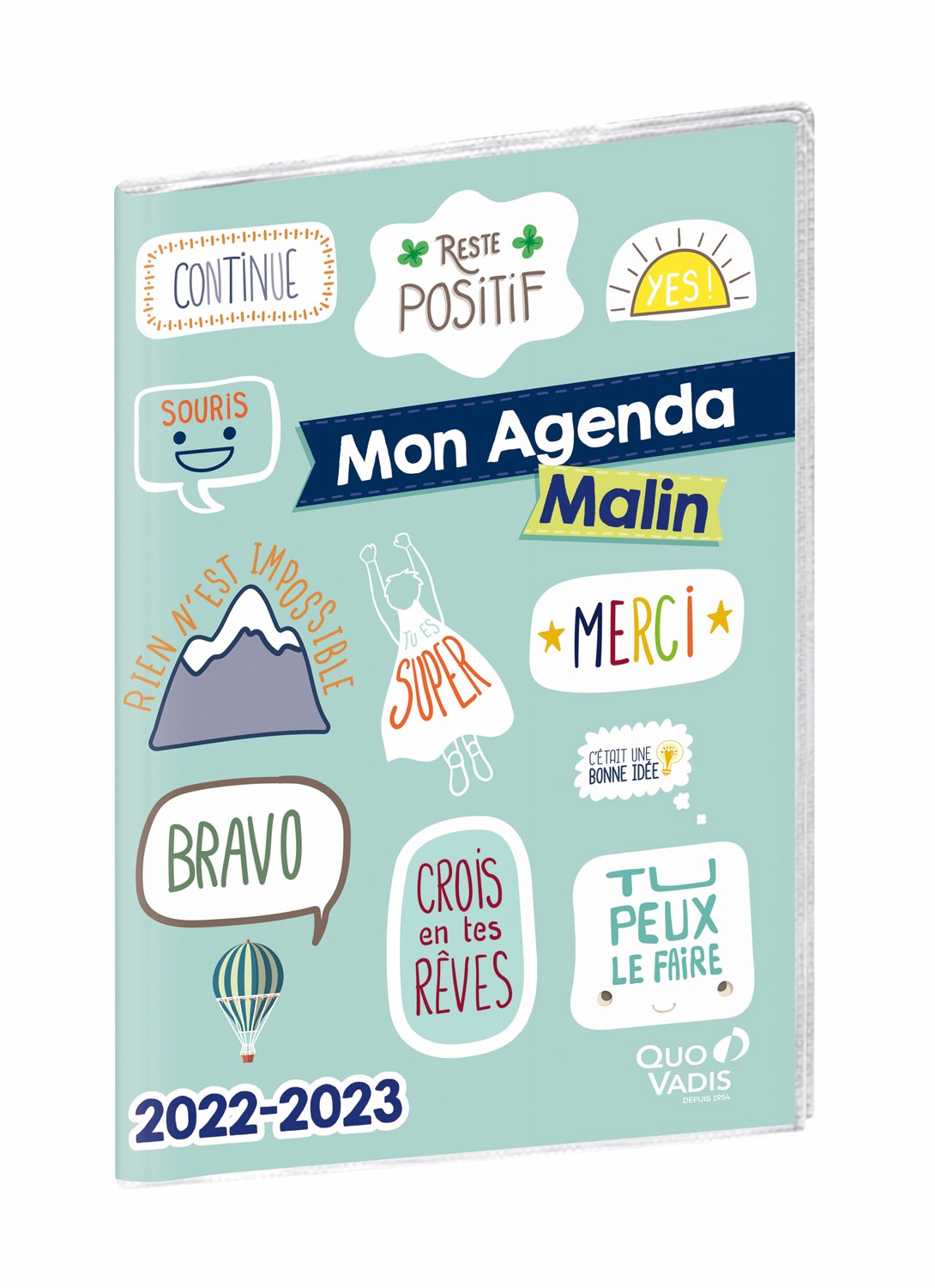 Mon Agenda Malin - 1 semaine sur 2 pages - 21 x 29,7 cm - Quo Vadis Pas ...