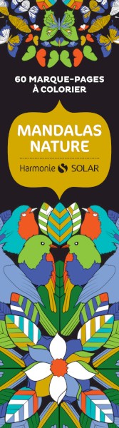 60 Marque-pages à colorier - Mandalas nature Pas Cher | Bureau Vallée