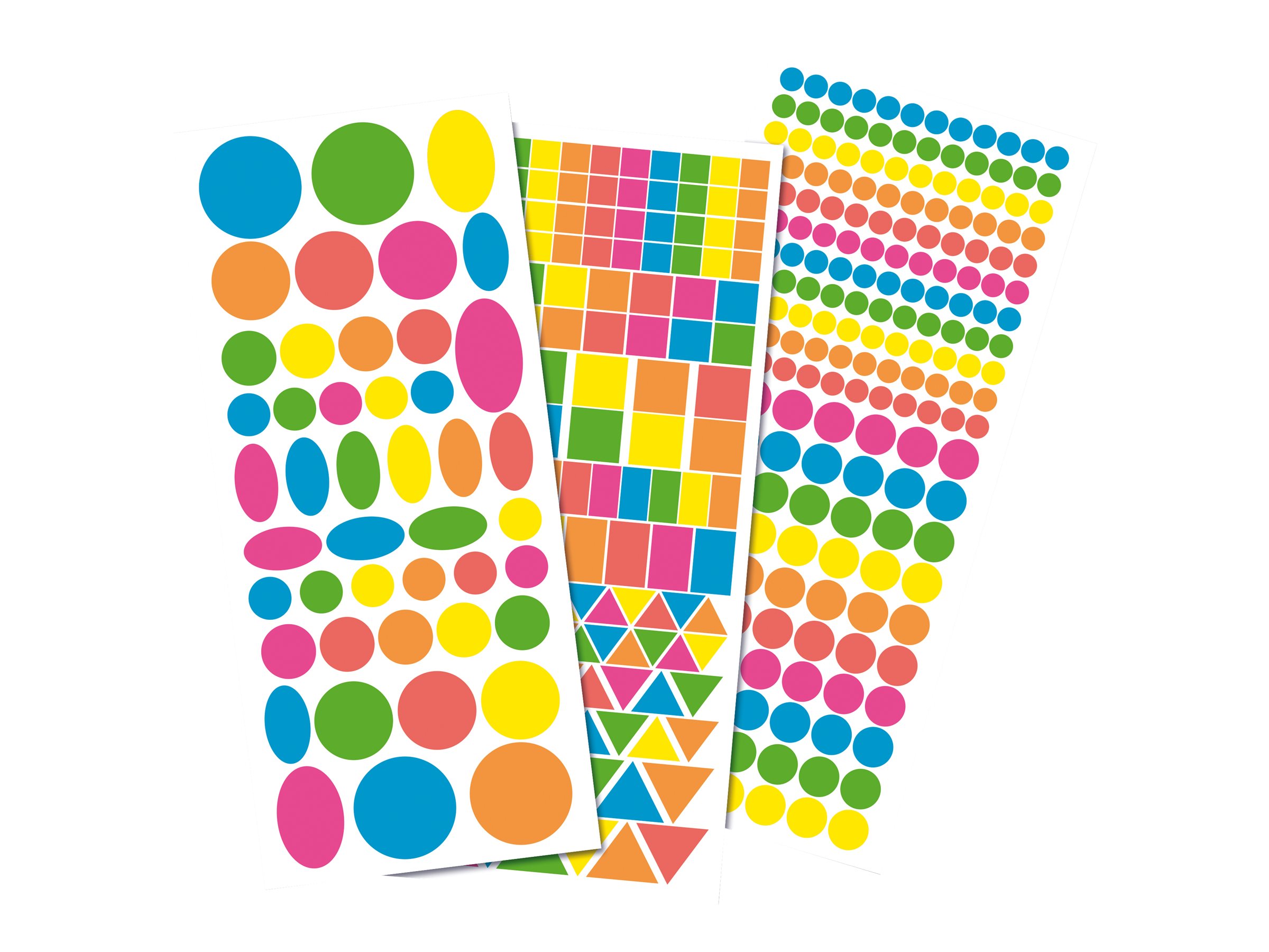 Oberthur - Gommettes Fluo Pas Cher | Bureau Vallée