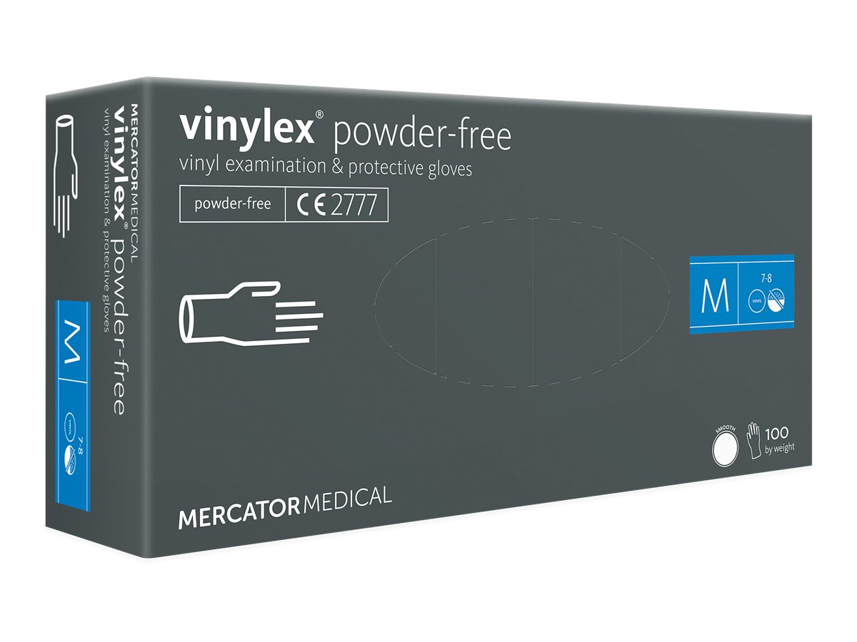 Vinylex - 100 gants non poudrés - taille 7/8 - vinyle - transparent Pas ...