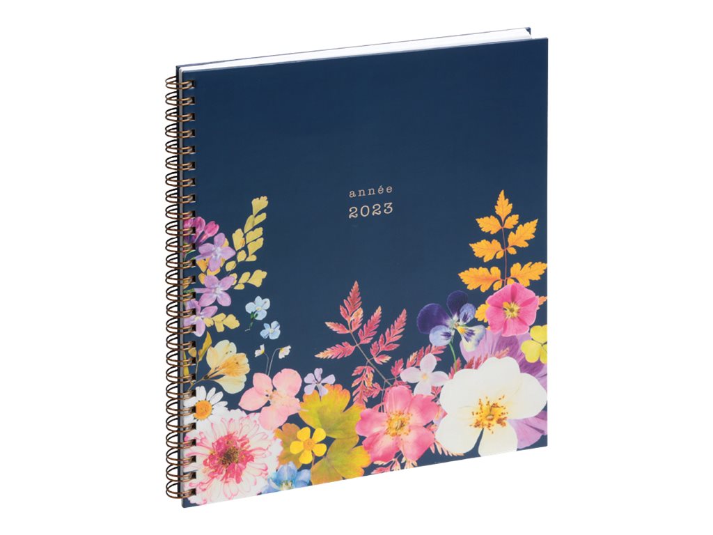 Agenda à spirale Chemin des Marettes - 1 semaine sur 2 pages - 22,5 x ...