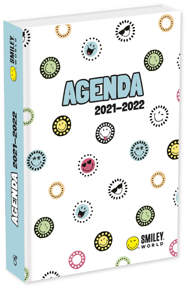 Agenda Smiley Emoticônes - 1 jour par page Pas Cher | Bureau Vallée