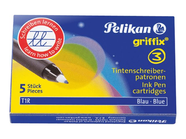 Pelikan Griffix 3 TR1 - recharge (pack de 5) Pas Cher | Bureau Vallée