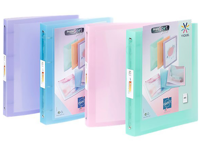 Viquel PROPYSOFT - Classeur à anneaux personnalisable - Dos 40 mm - A4 ...